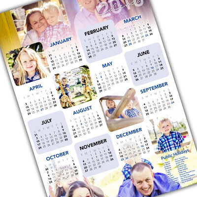 Kalendar: Personalizirani poster kalendar